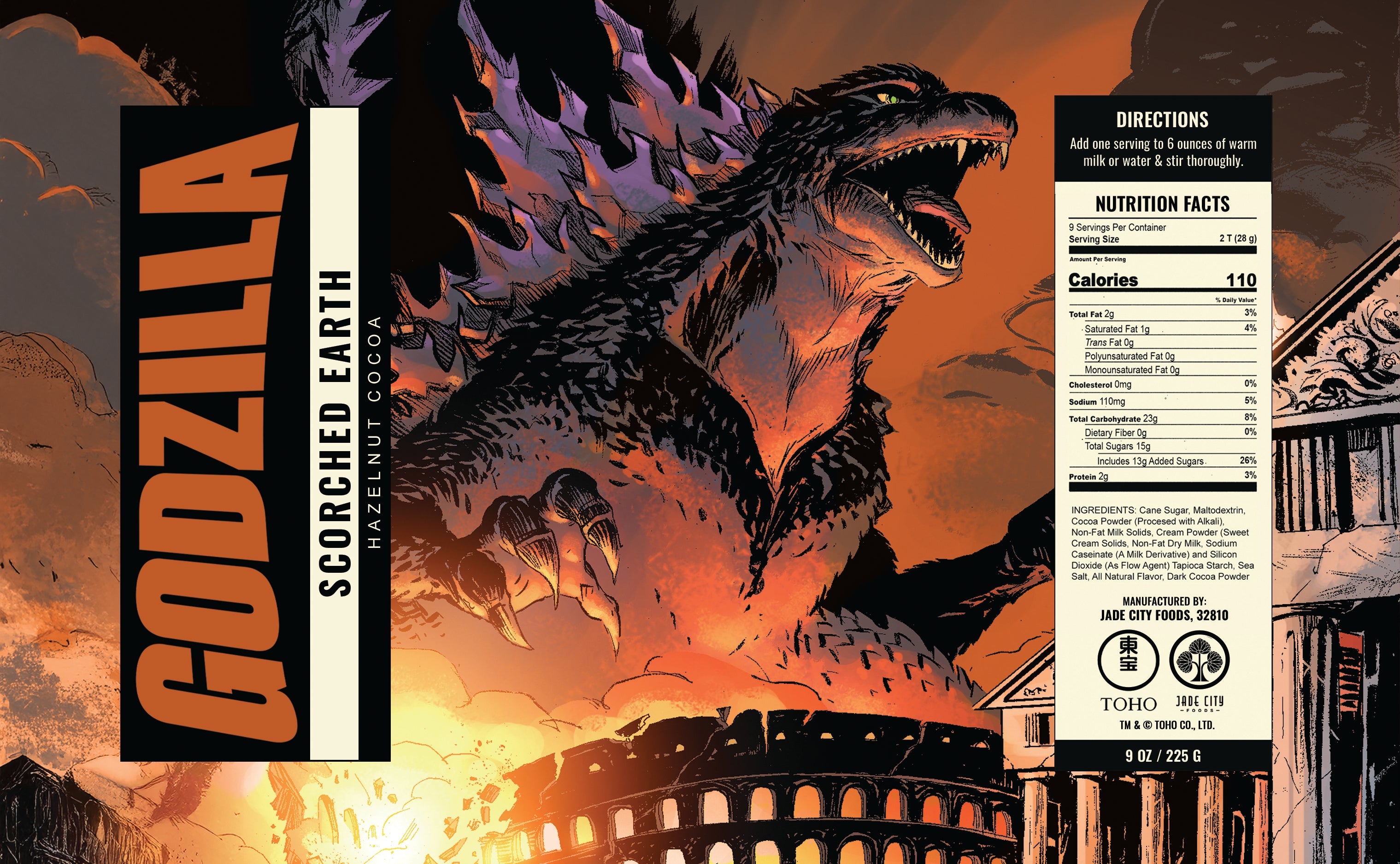 Godzilla Cocoa 4-Pack – GODZILLA FOODS