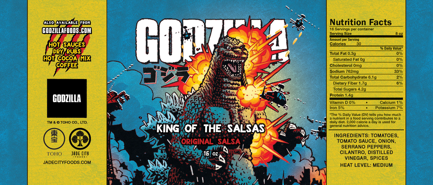 Godzilla's King of the Salsas: Original Salsa – GODZILLA FOODS